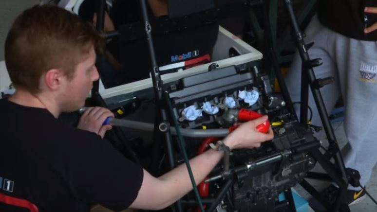 On their marks! Sussex student engineers build a racing car from ...